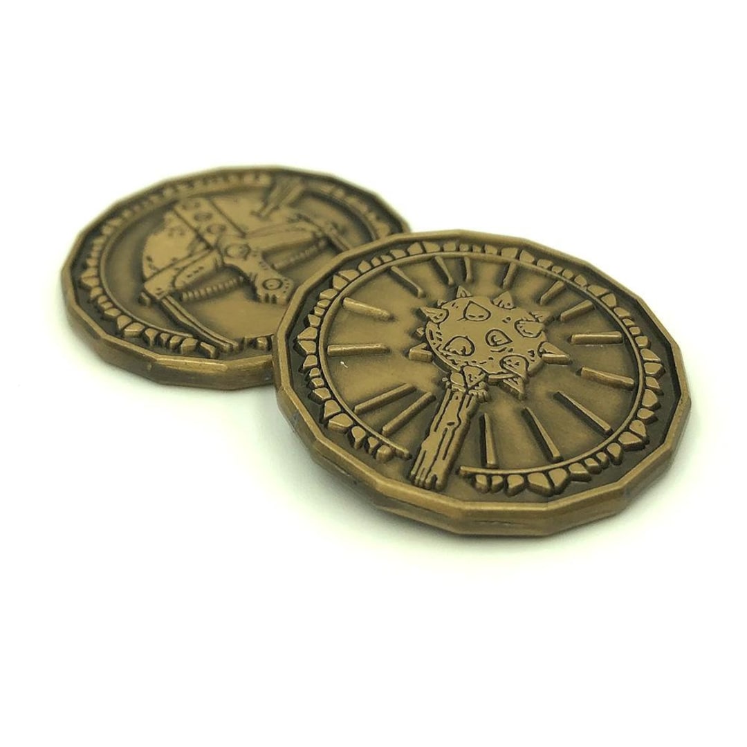 Cleric Character Coin Token: Dungeons and Dragons RPG Miniature - Etsy