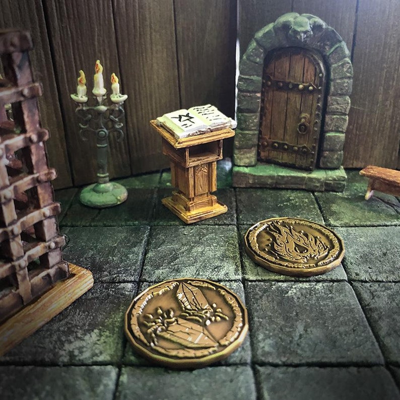 Sorcerer Character Coin Token Pack for Dungeons & Dragons - Etsy