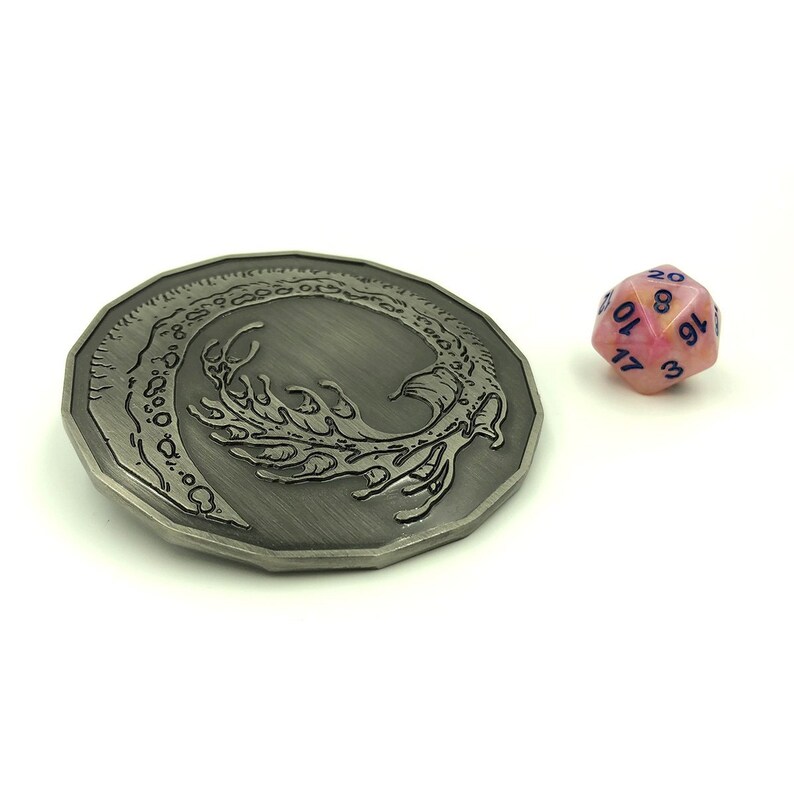 Adult Smoke Dragon 3 In Monster Coin Token for Dungeons & | Etsy