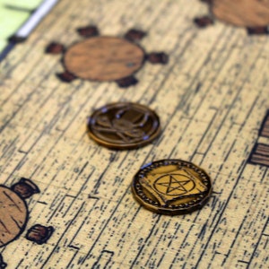 Engraved RPG Character Token Set: All 12 Class Coins - Etsy