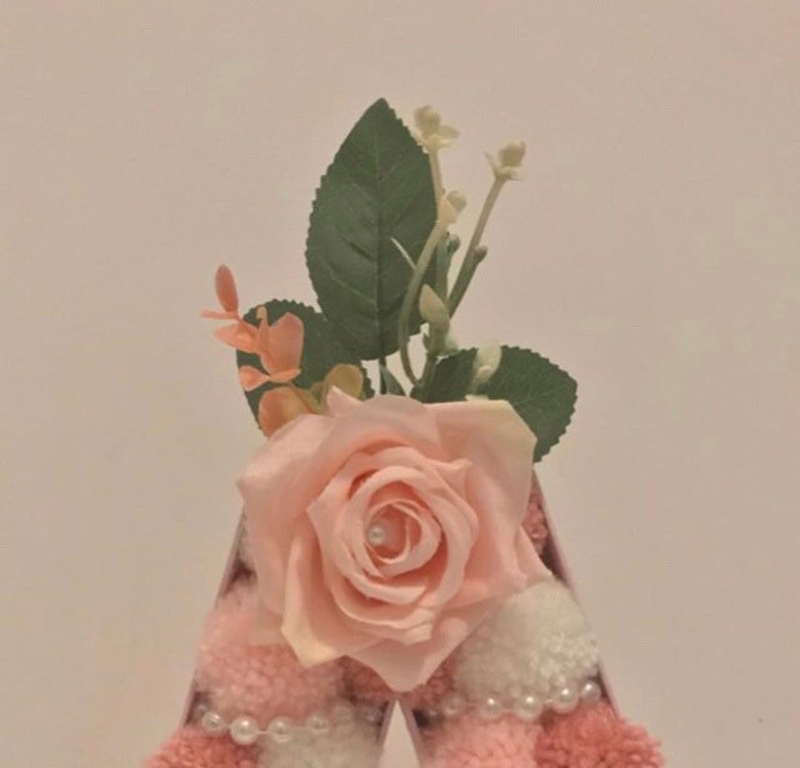 Pompom & Bloom Letter - Etsy