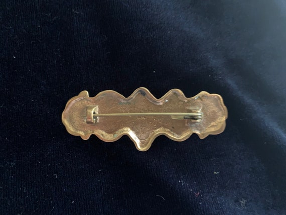 Vintage Finnish Kalevala Koru kk High Relief Brass Ve… - Gem