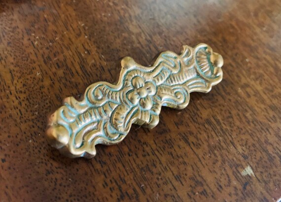 Vintage Finnish Kalevala Koru kk High Relief Brass Ve… - Gem