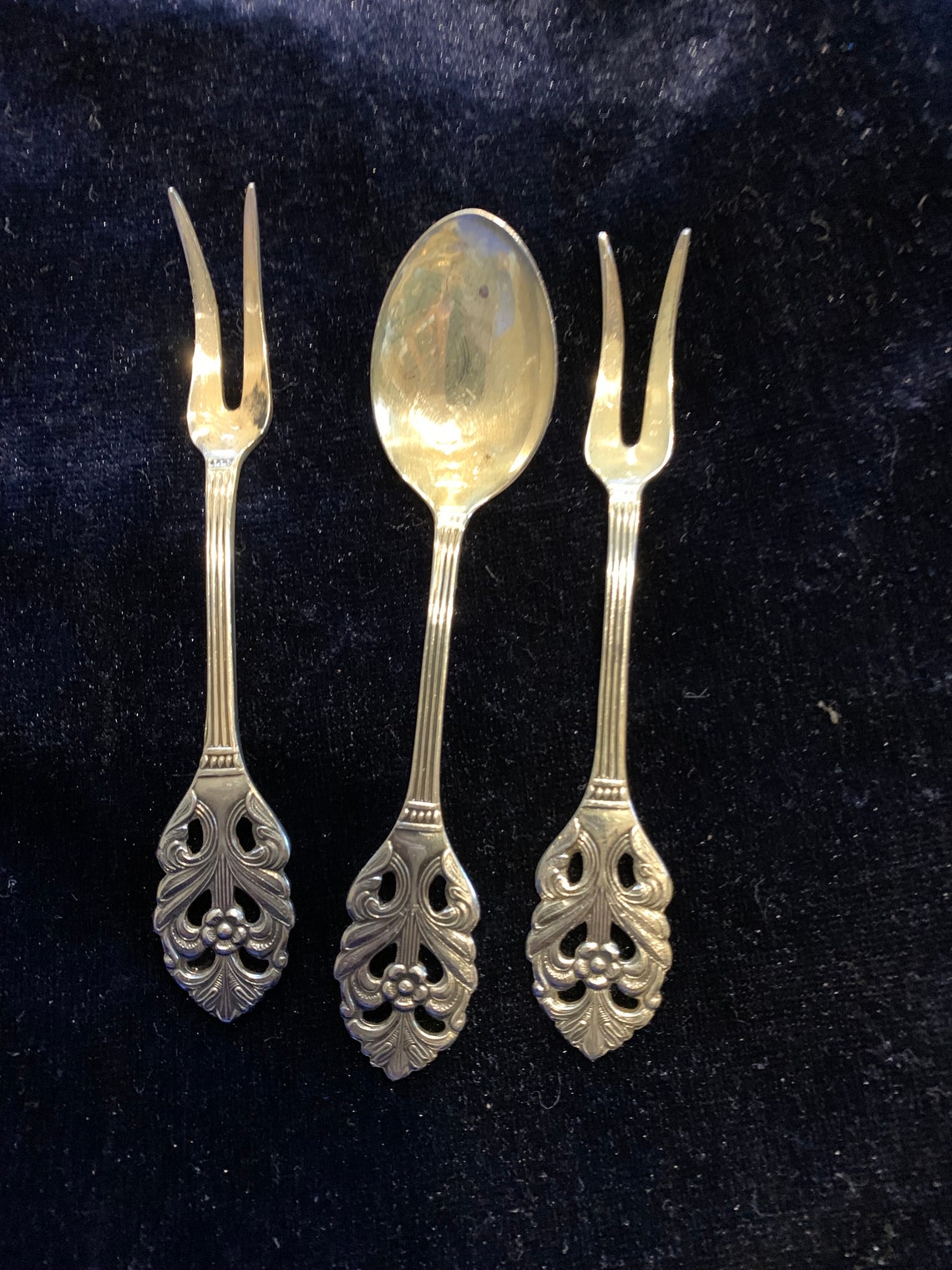 Vintage EPNS Carlen Made in Sweden Demitasse Spoon and Lemon/escargot ...