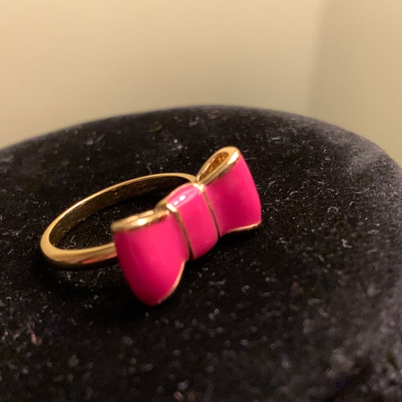 Vintage Kate Spade New York take A Bow Pink Ring Size 6 - Etsy