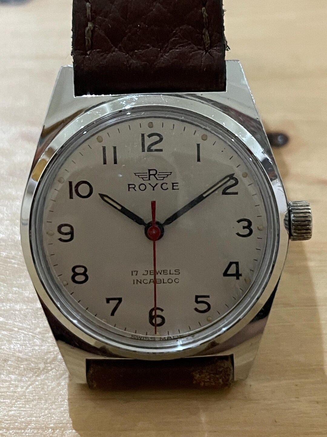 Royce Rare Vintage Watch - Mechanical Movement 17 Jewels - Swiss Made ...