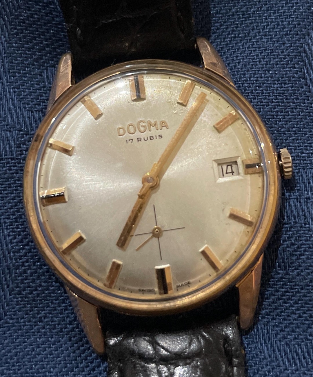 Dogma Vintage Swiss Made Gold Plated G 10 Micron - Etsy