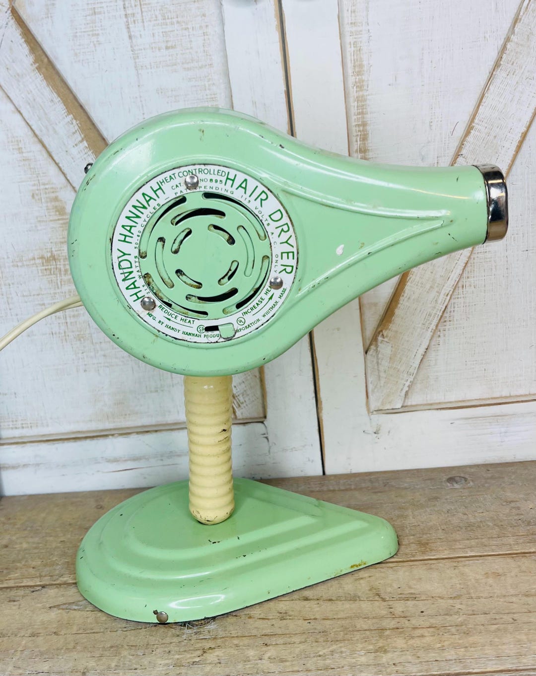 Vintage Handy Hannah Electric Hair Dryer, 1950s, Vintage Hair Hand ...