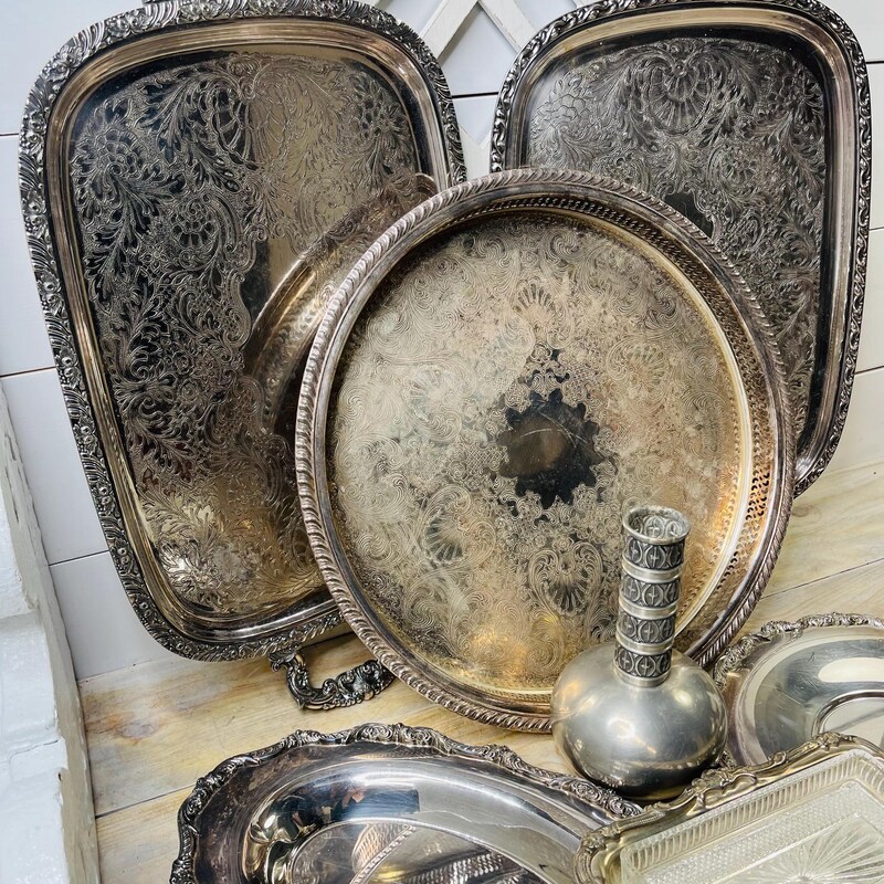 Antique Serving Tray - Etsy