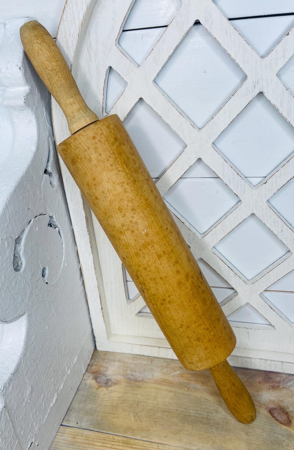 Vintage Wooden Kitchen Rolling Pin, Vintage Wooden Kitchen Decor ...