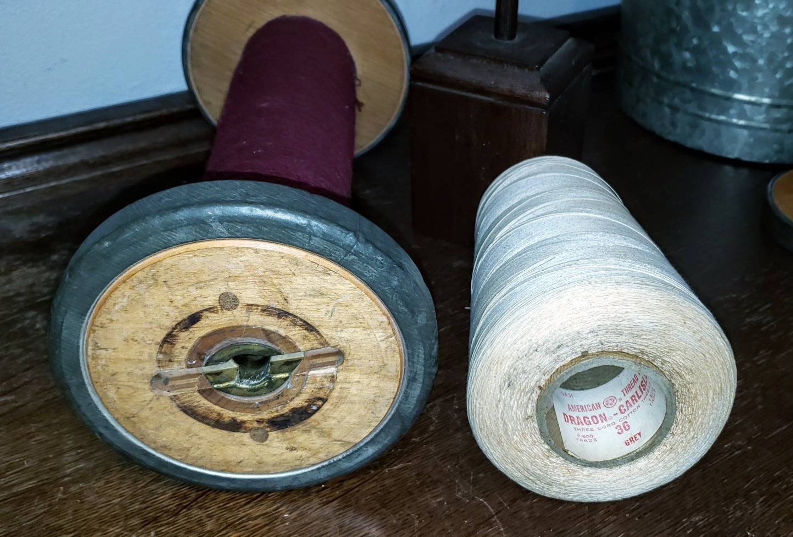 Vintage Wood Industrial Spool Vintage Industrial Farmhouse | Etsy