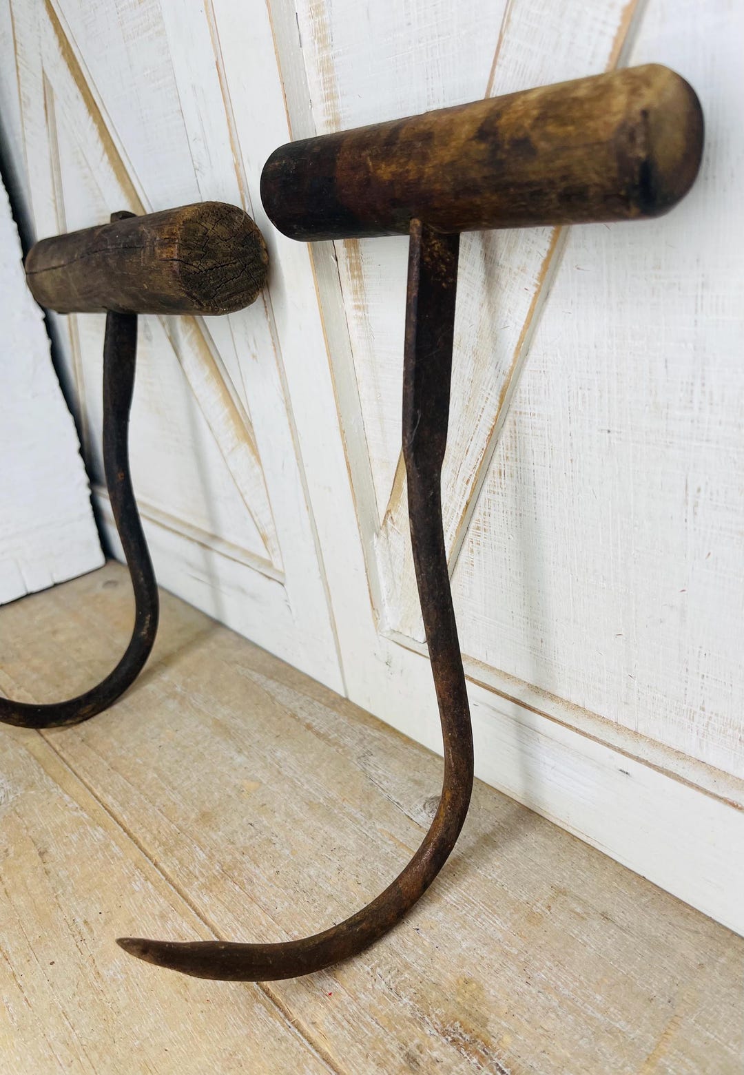 Vintage Wooden Hay Bale Hook, Sold Separately, Vintage Farm Tools - Etsy