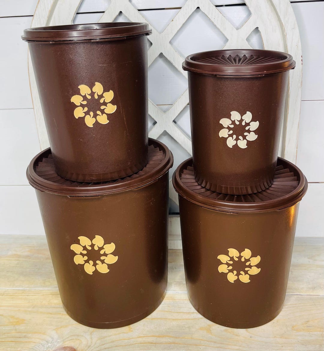 Vintage Plastic Tupperware Container, Different Sizes, Sold Separately ...