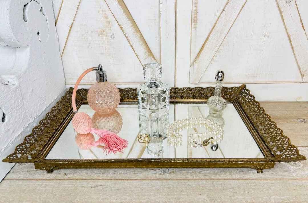 Vintage Vanity Tray, Vintage Beauty Tray, Vintage Vanity, Antique ...