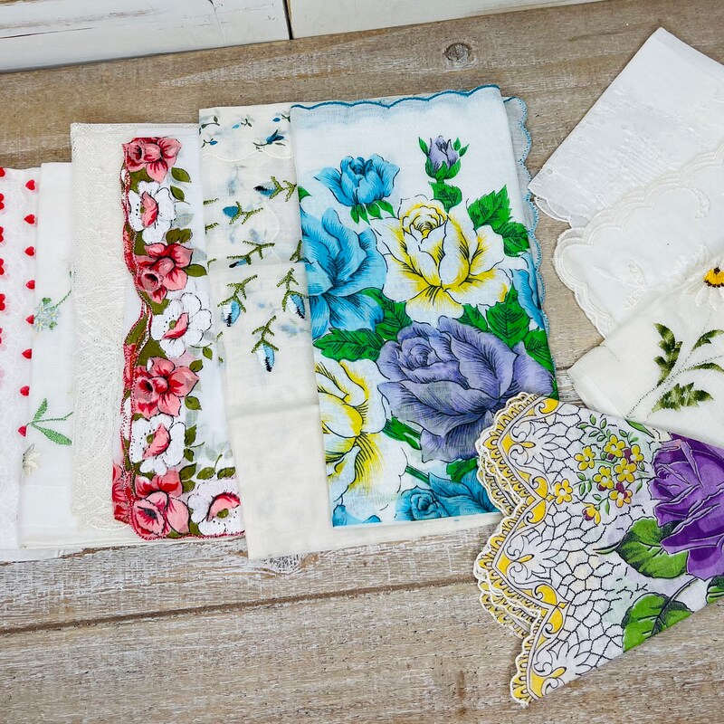 Vintage Handkerchief - Etsy