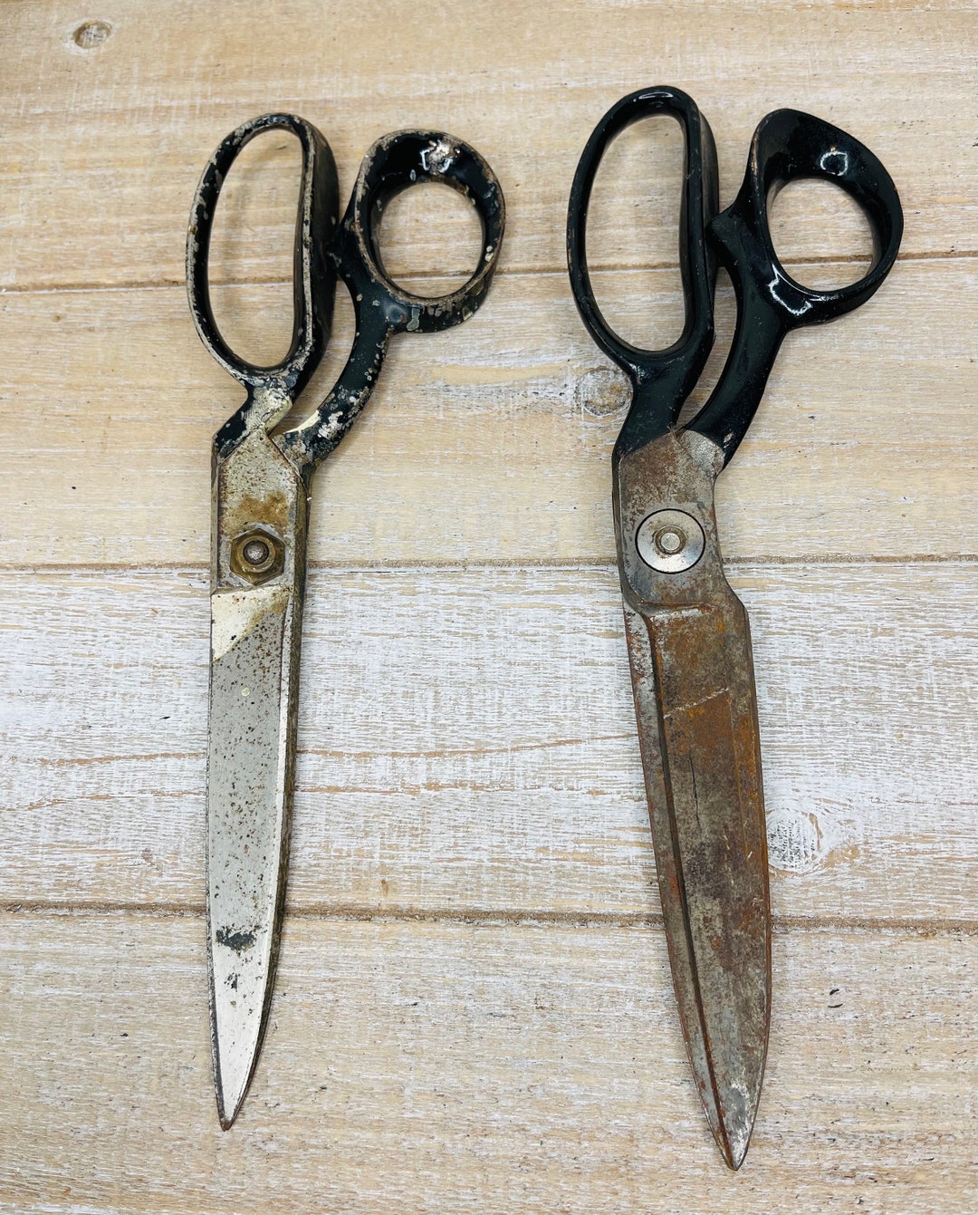 Vintage Metal Scissors, Antique Scissors, Long Metal Scissors - Etsy