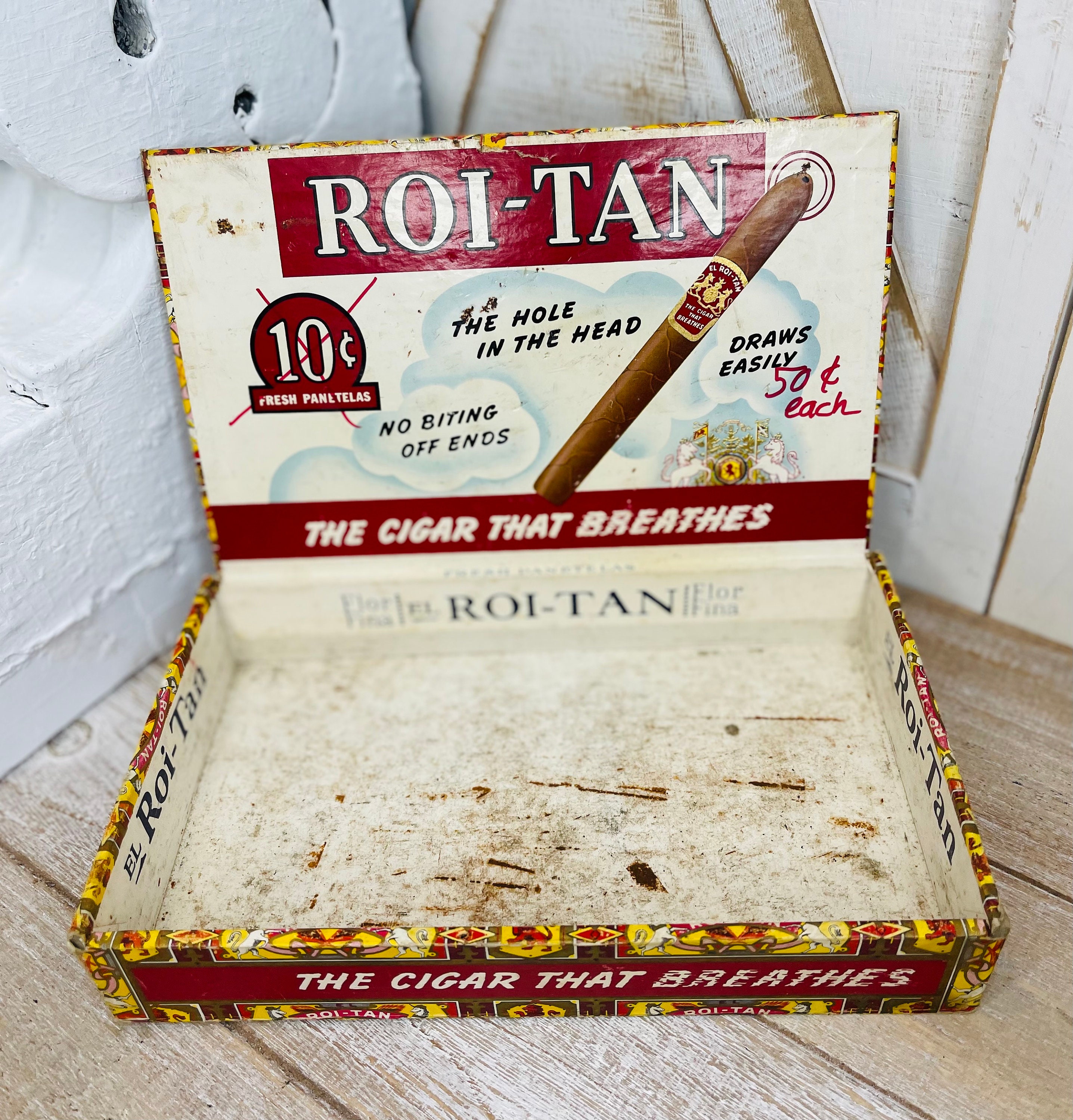 Vintage Cigar Box Antique Cigar Box - Etsy