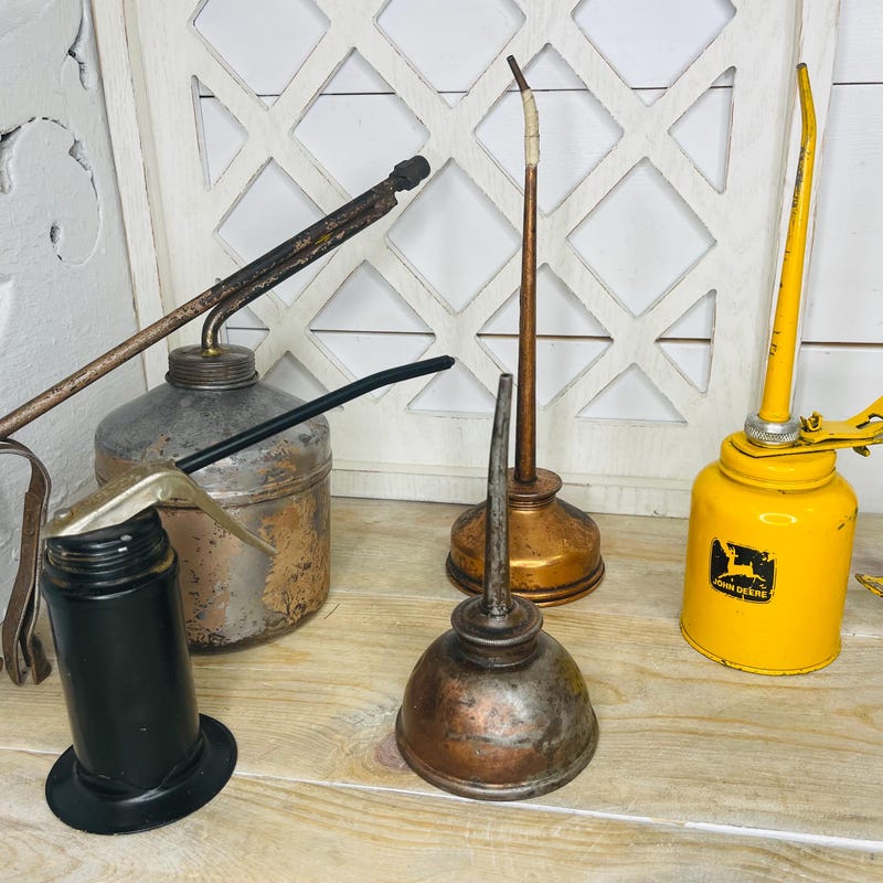 Antique Oil Cans - Etsy