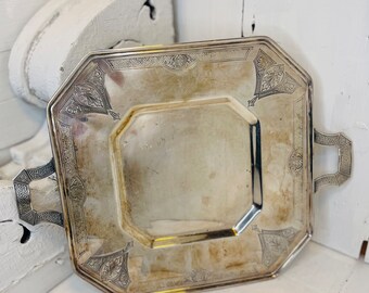 Benedict Silver Tray - Etsy