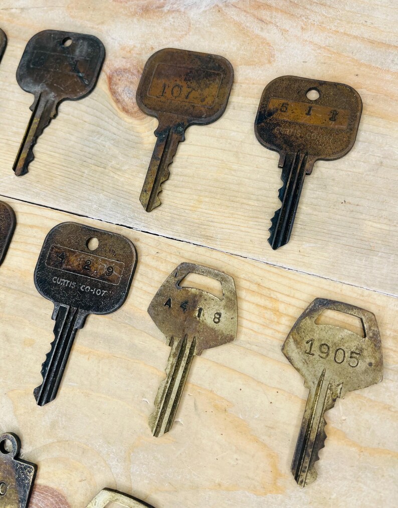 Vintage Hotel Room Key, Vintage Motel Key, Sold Separately, Collectable ...