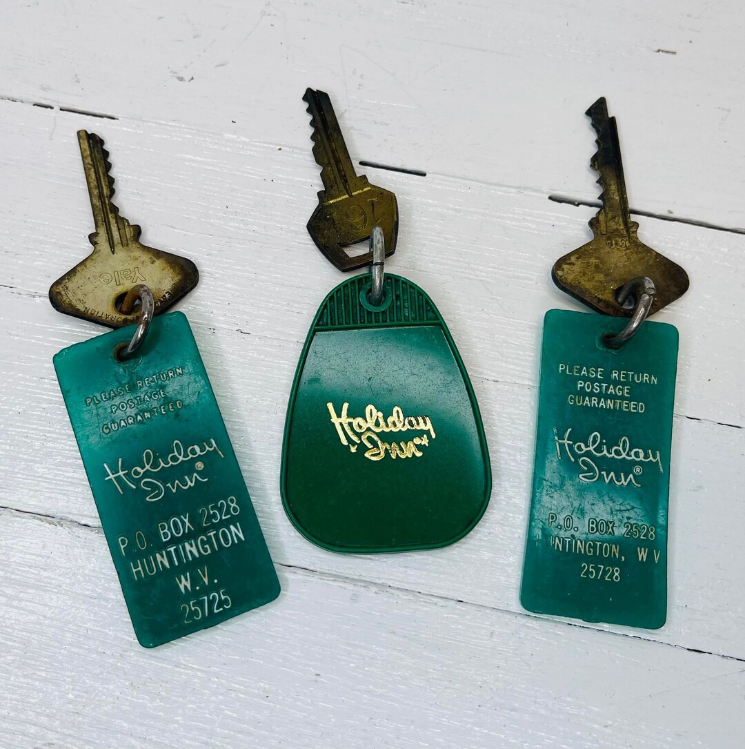 Vintage Holiday Inn Room Key Vintage Hotel Key Antique Hotel - Etsy