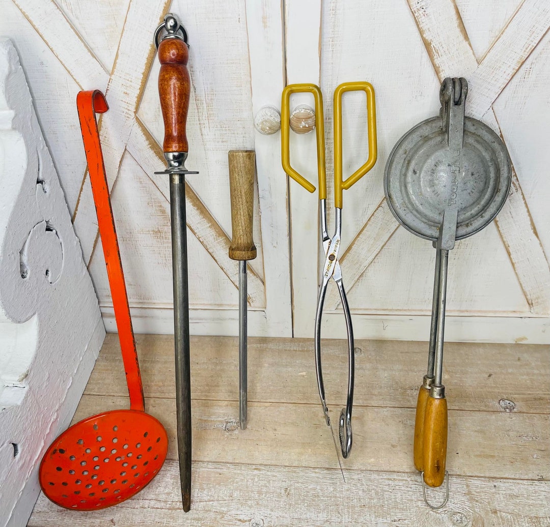 Vintage Cooking Utensils, Sold Separately, Primitive Cooking Utensils ...