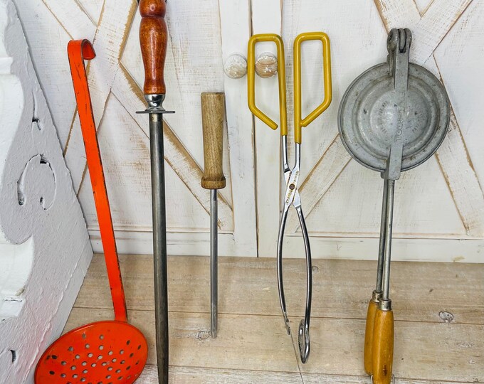 Vintage Cooking Utensils, Sold Separately, Primitive Cooking Utensils ...