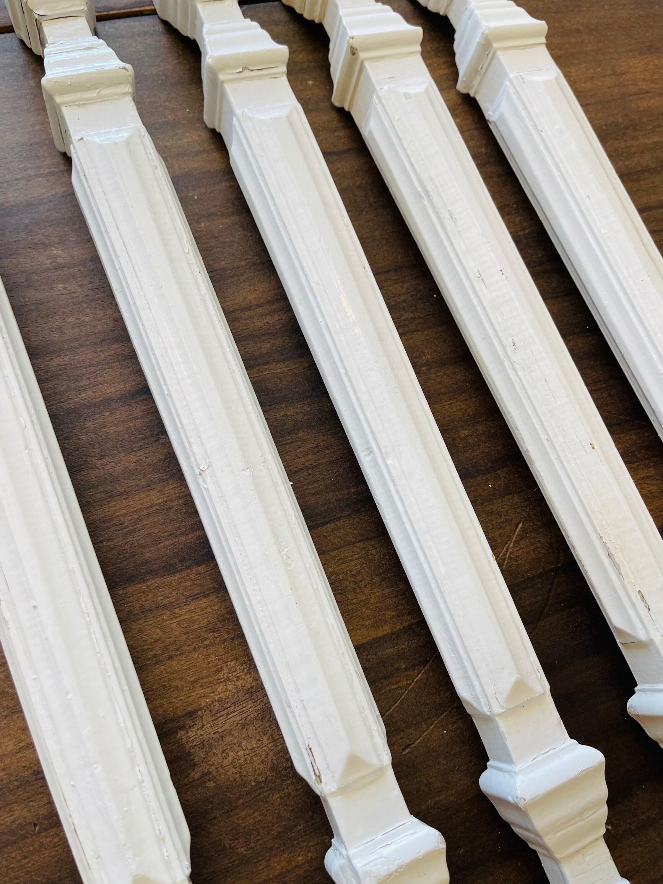 Shabby Wood Spindle Post Table Leg Shabby Spindle Vintage - Etsy
