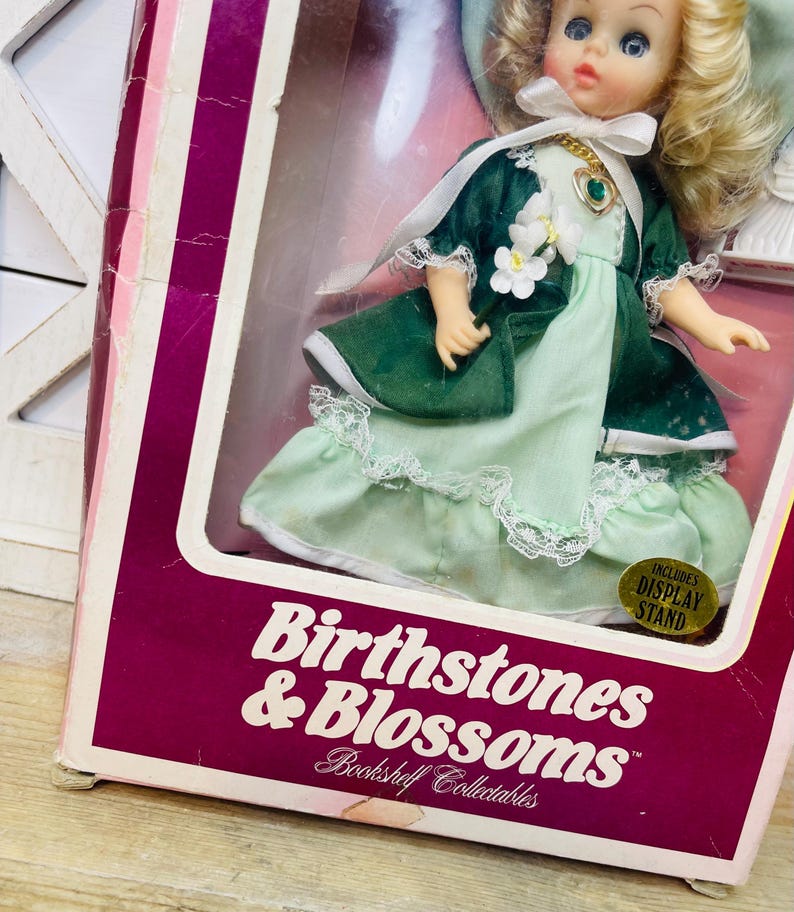 Vintage Emerald Lily of the Valley Birthstones and Blossoms May Doll - Etsy