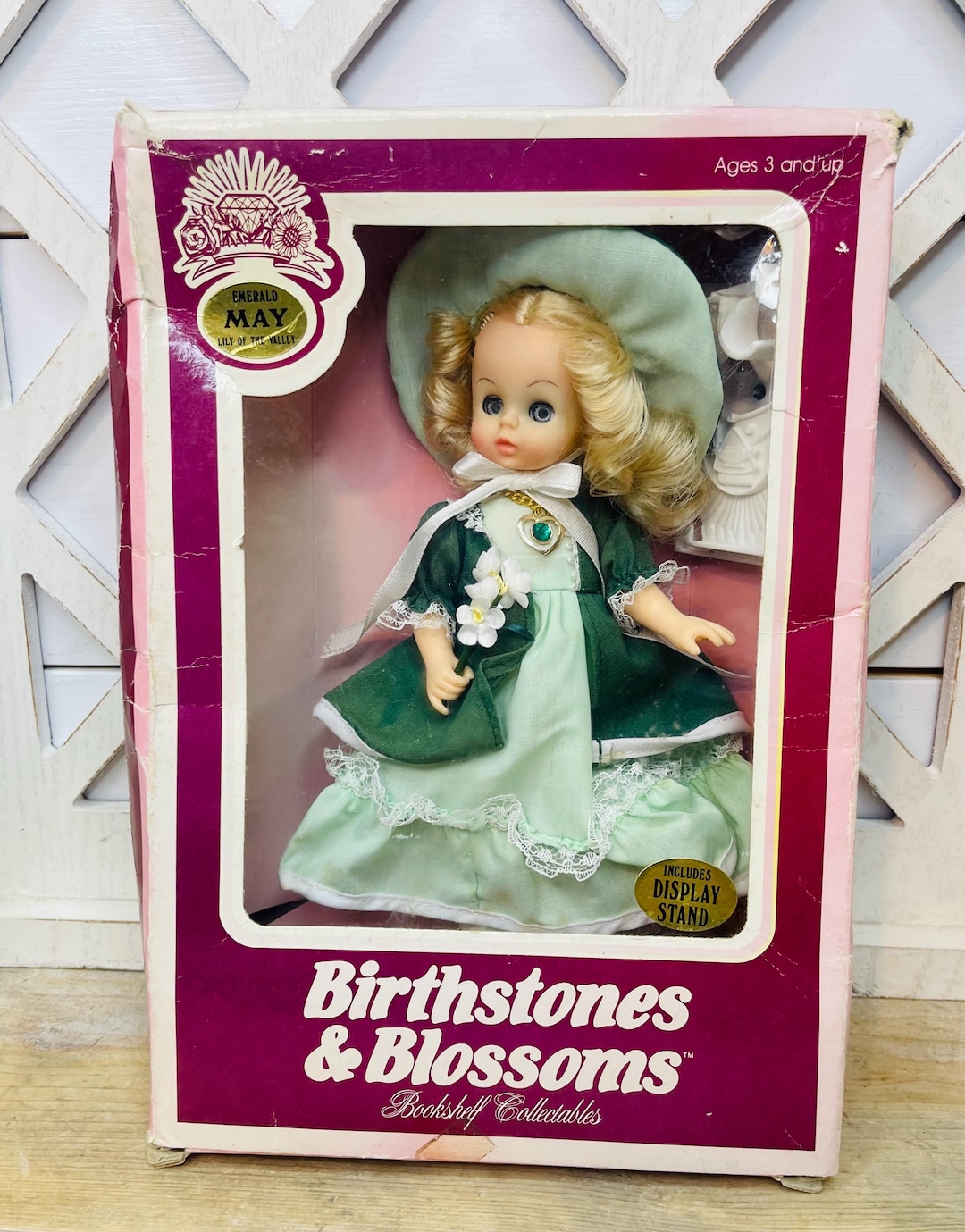 Vintage Emerald Lily of the Valley Birthstones and Blossoms May Doll - Etsy