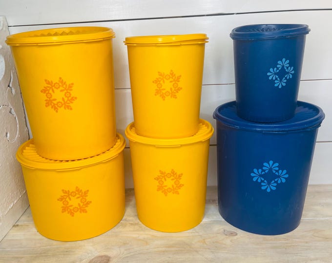 Vintage Plastic Tupperware Container, Different Sizes, Sold Separately ...
