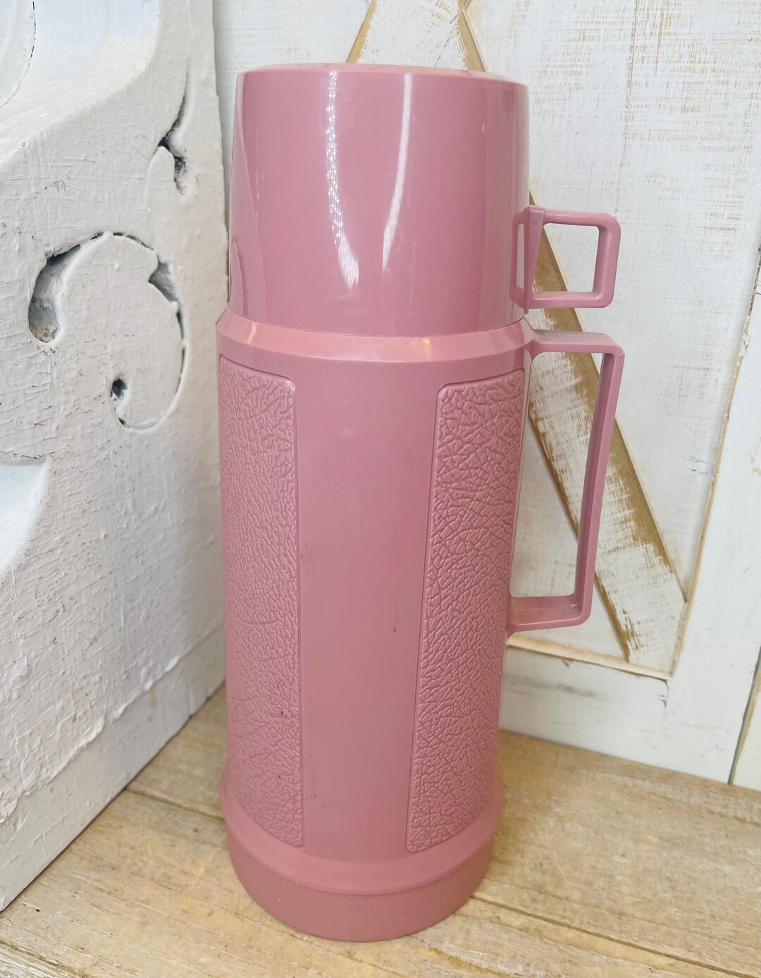 Vintage Pink Thermos, Vintage Large Pink Thermos, 1990s - Etsy