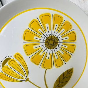 Vintage Kitchen Plate, 1970s, One Plate, Vintage Display Floral Plate ...