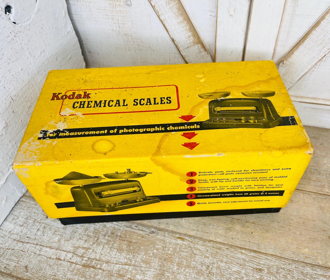 Vintage Kodak Chemical Scales, Vintage Measurement of Photographic ...