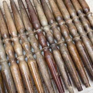Vintage Salvaged Wood Spindles 9 Inches Long, Sold Separately, Vintage ...
