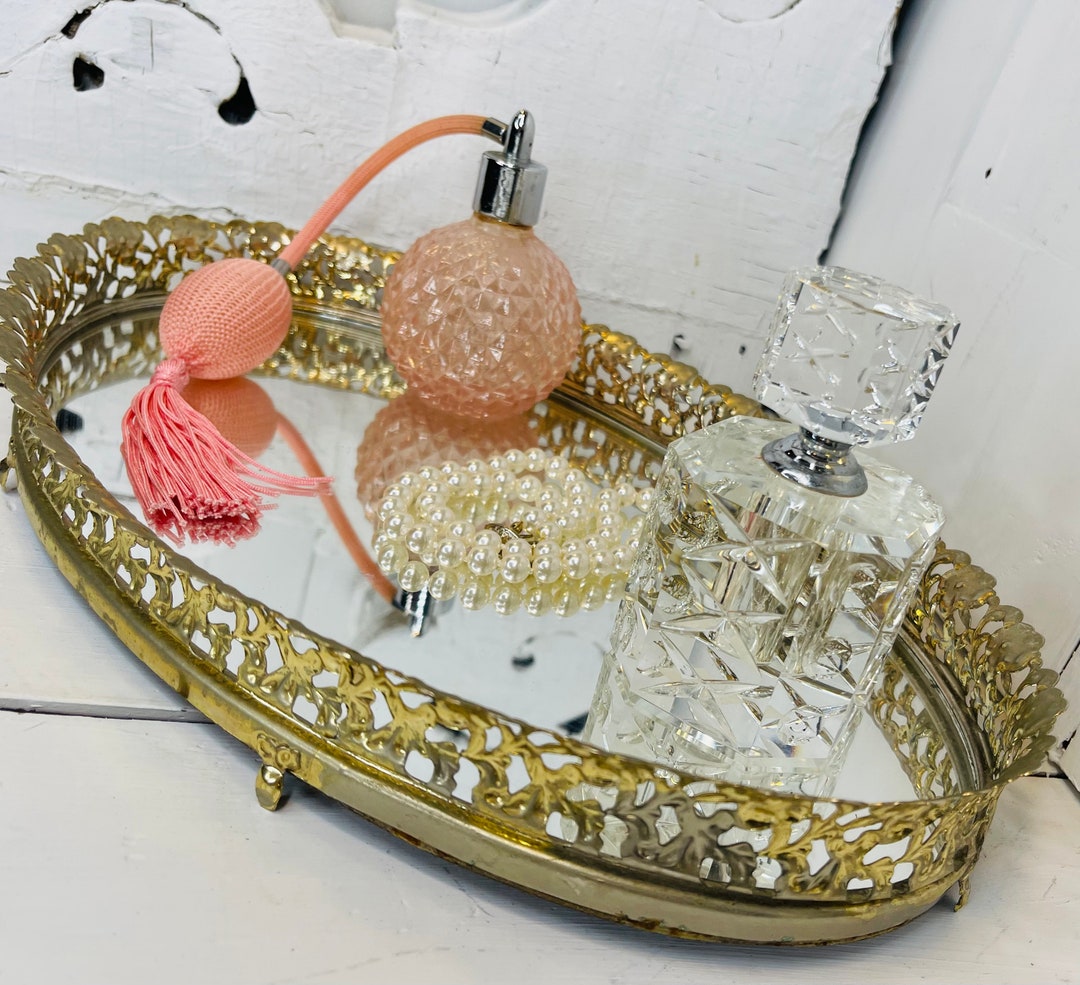 Vintage Vanity Tray, Vintage Beauty Tray, Vintage Vanity, Antique ...