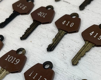 Vintage Room Key, Vintage Hotel Key, Antique Hotel Key, Retro Hotel Key ...