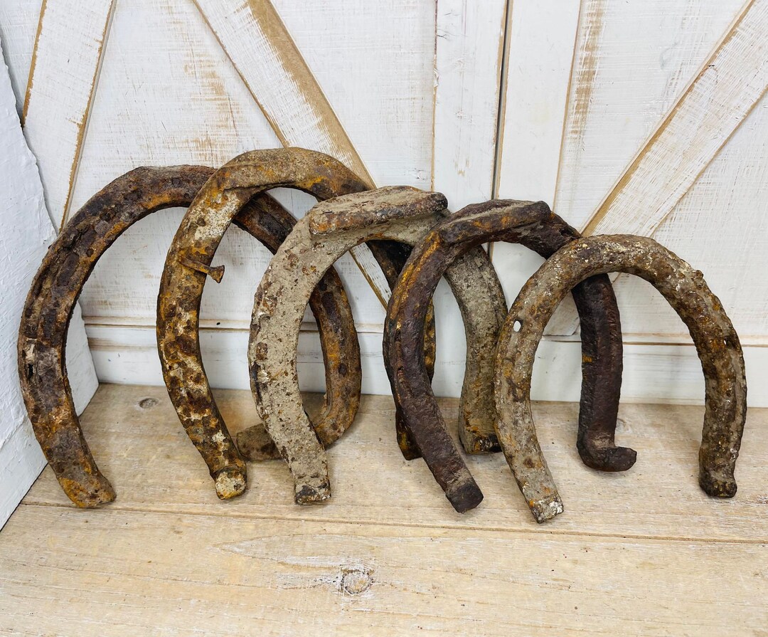Rustic Horseshoe for Farmhouse Decor, Sold Separately, Vintage ...