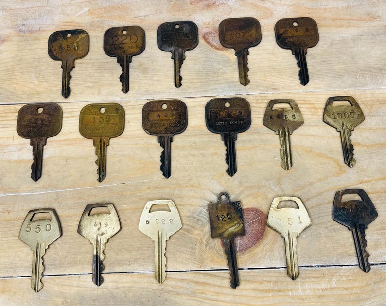 Vintage Hotel Room Key, Vintage Motel Key, Sold Separately, Collectable ...