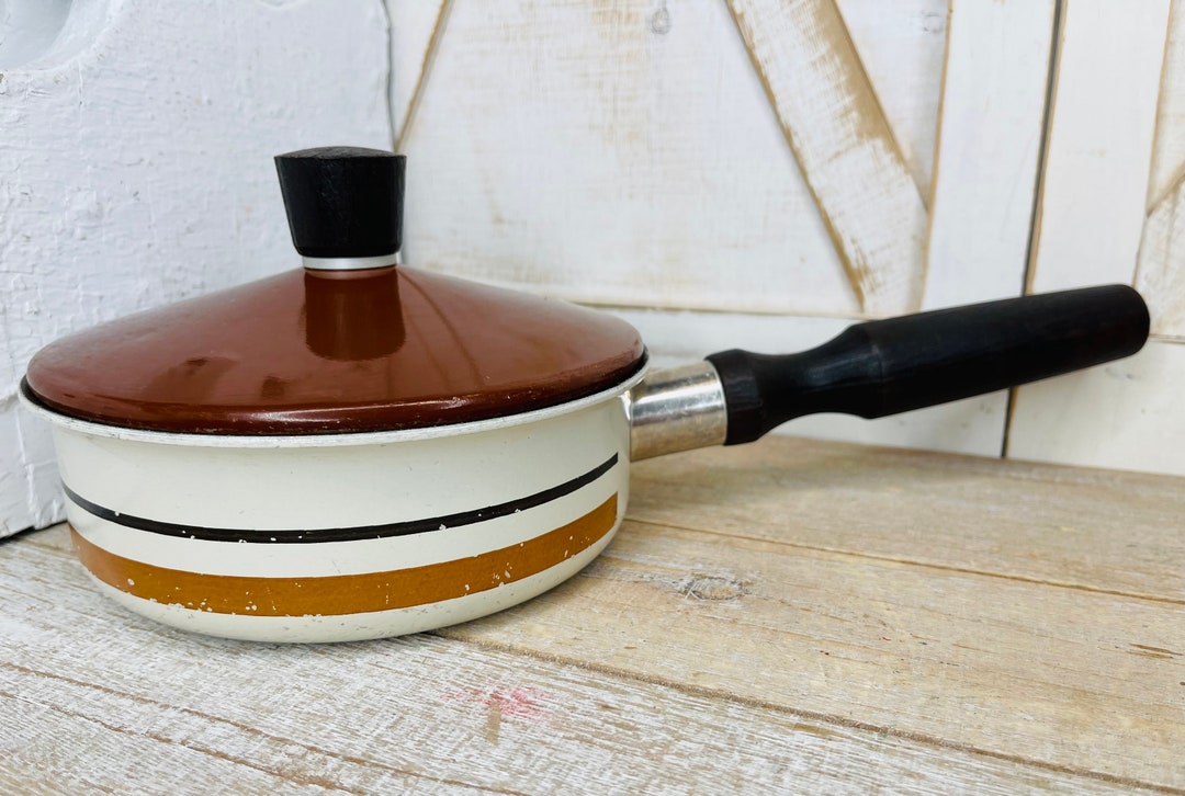 Vintage Kitchen Pot, Retro Kitchen Pot, Mid Century 1970's, Vintage ...