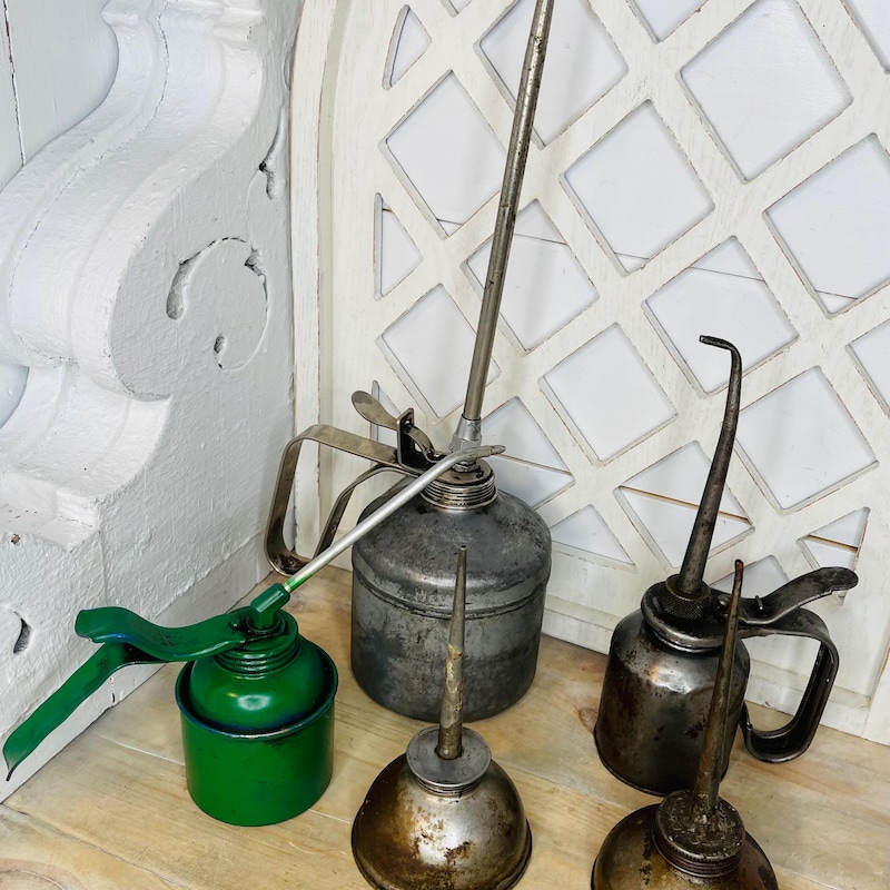 Antique Oil Cans - Etsy