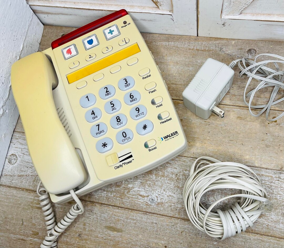 Vintage Walker Wall Telephone, Retro Desktop Telephone - Etsy