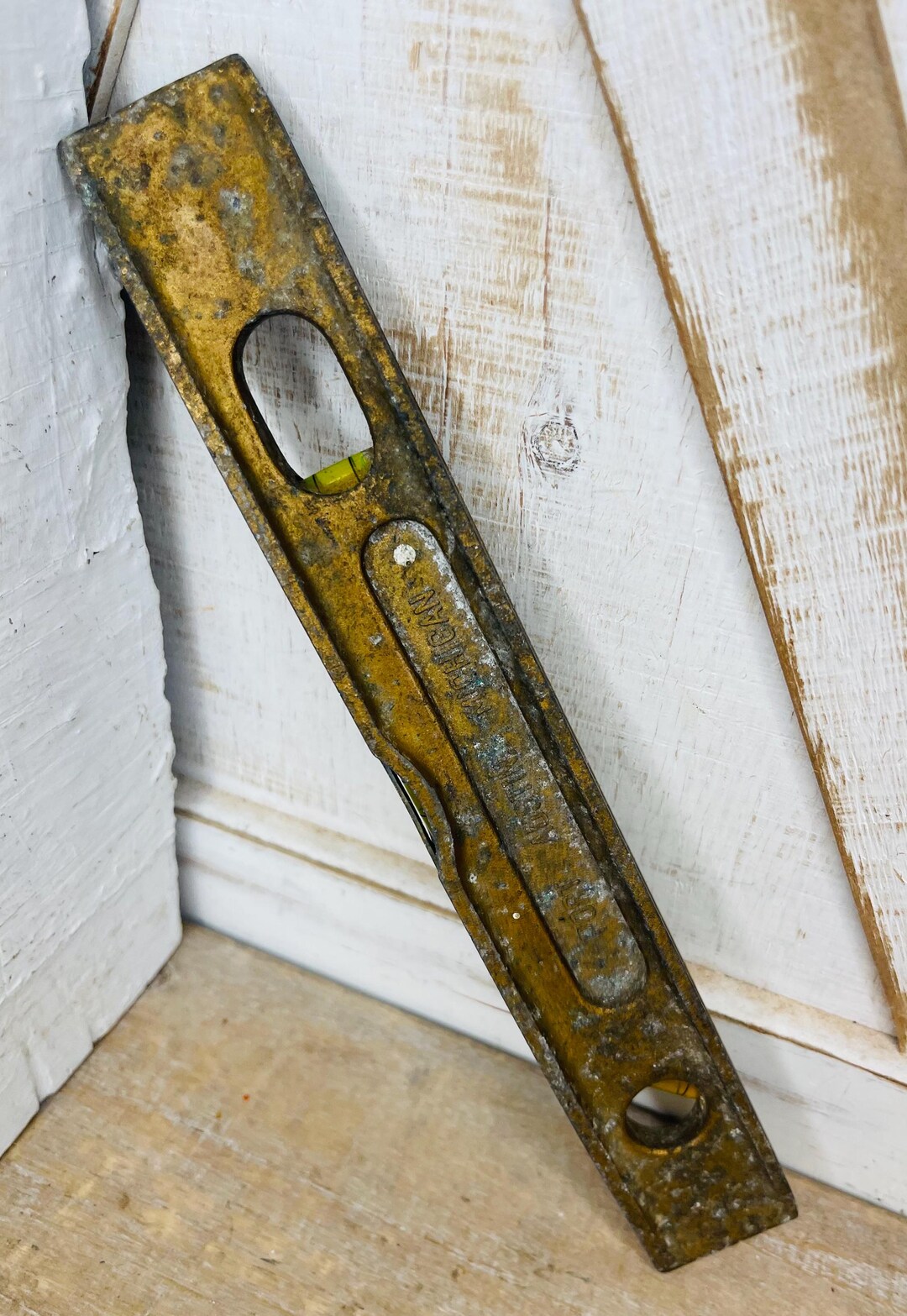 Vintage Mayes Bros. Metal Leveler, Antique Leveler, Vintage Leveler ...