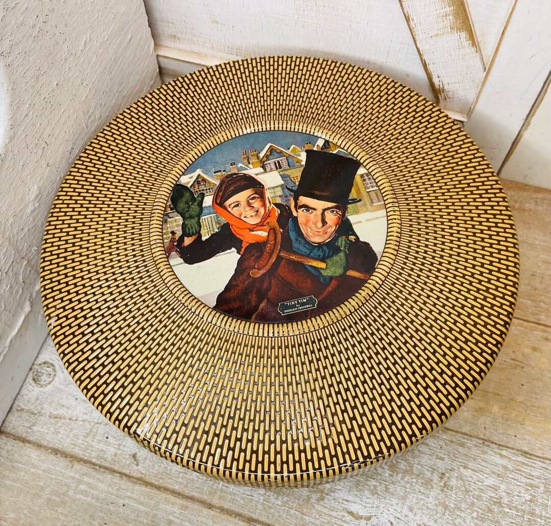 Vintage Tiny Tim Tin Container, Vintage Tiny Tim by Douglass Crockwell ...