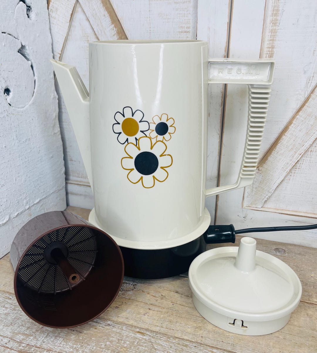 Vintage Regal Poly Perk Coffee Maker, Vintage Warmer Coffee Serving Pot, Retro Coffee Pot, Works ...