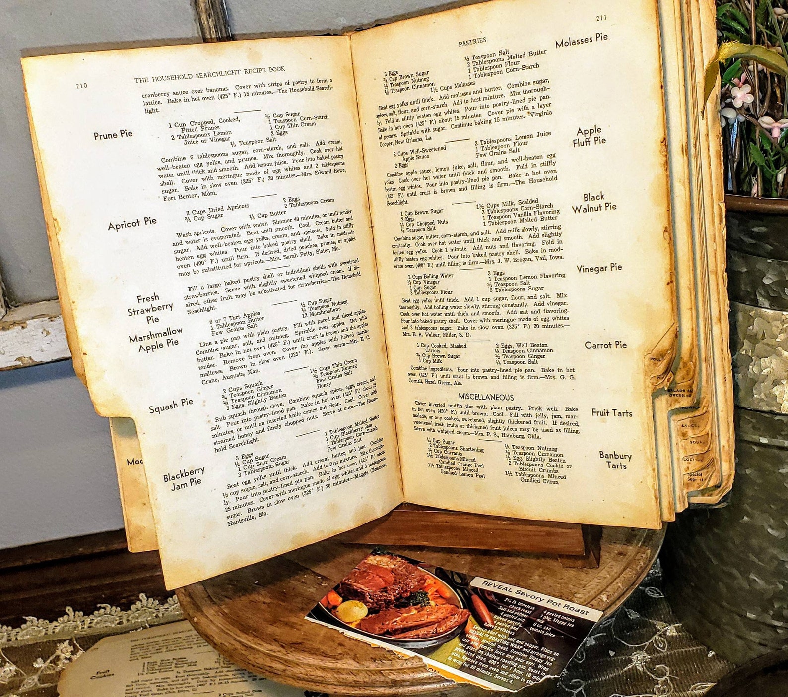 Vintage Recipe Book Antique Recipe Book Searchlight Recipe | Etsy