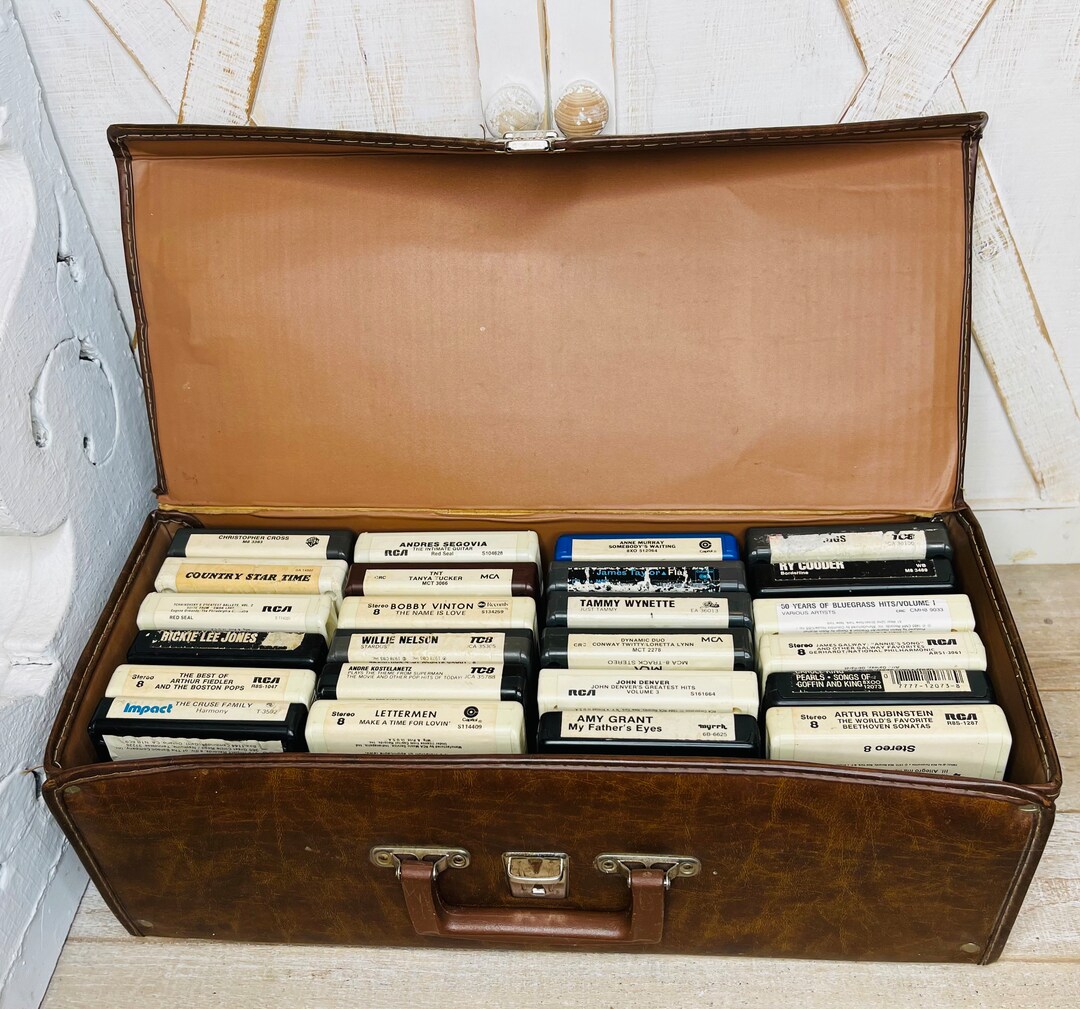 Retro 1970s Travel 8 Track Case, Vintage Travel 8 Track Case, Retro 80s ...