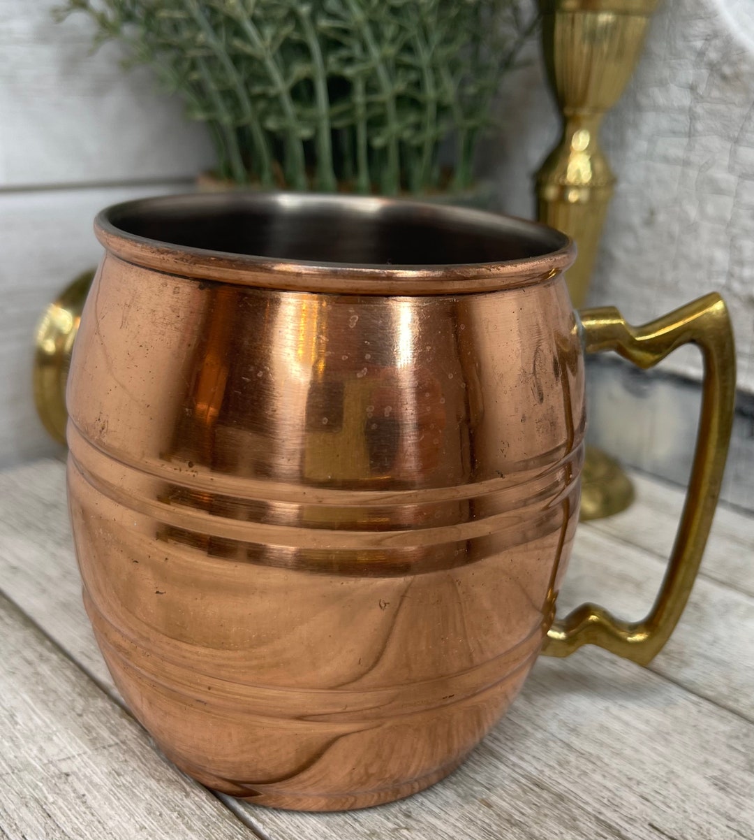 Vintage Copperware, Genuine Cooper, Vintage Moscow Mule Copper Cup ...
