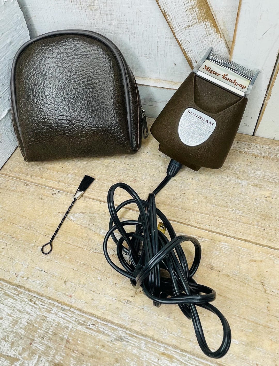 Vintage Sunbeam Mr. Touch up Facial Electric Razor, Sunbeam Electric ...