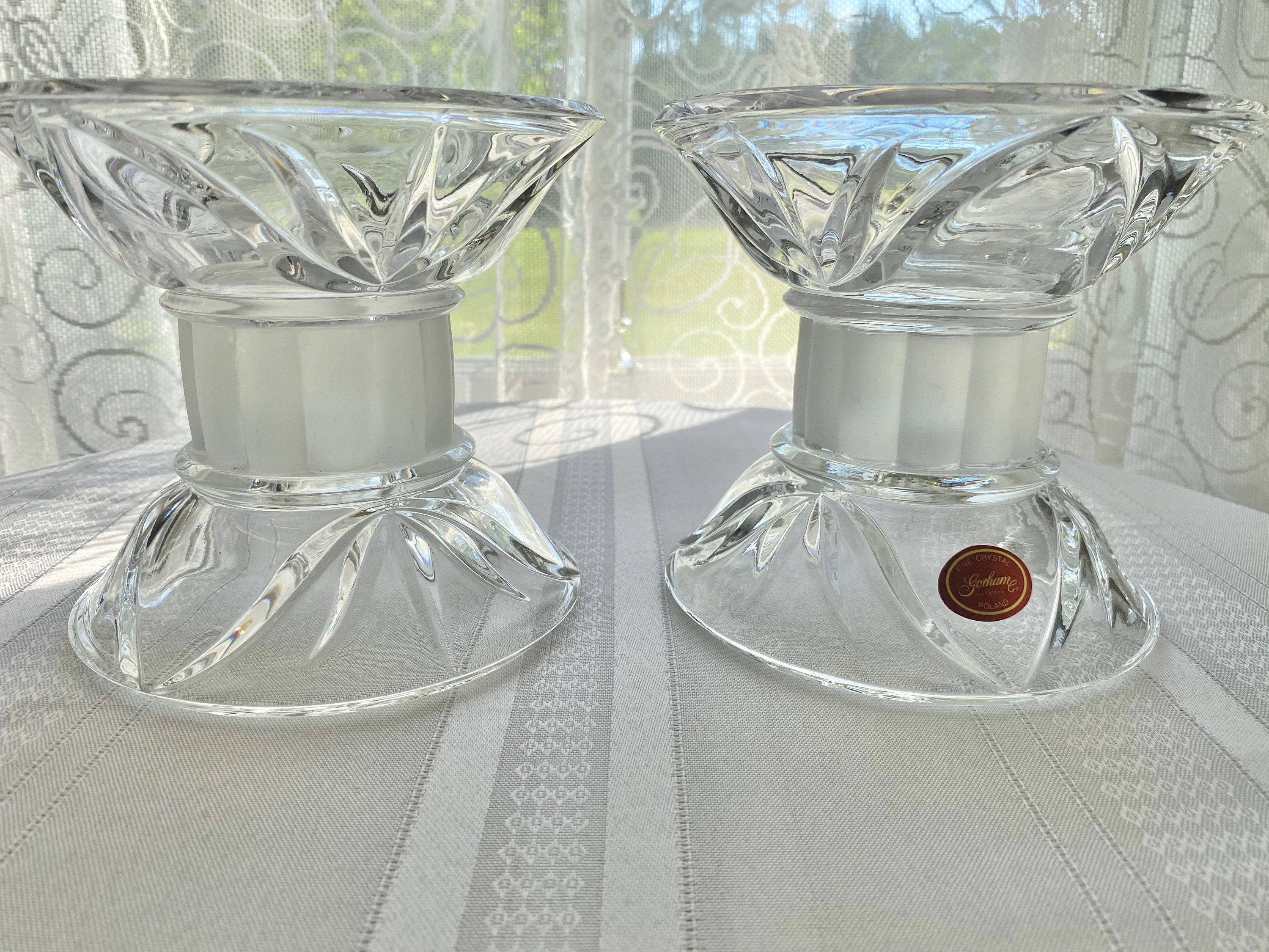 Gorgeous Vintage Crystal Gorham 1831 Marquette Reversible | Etsy